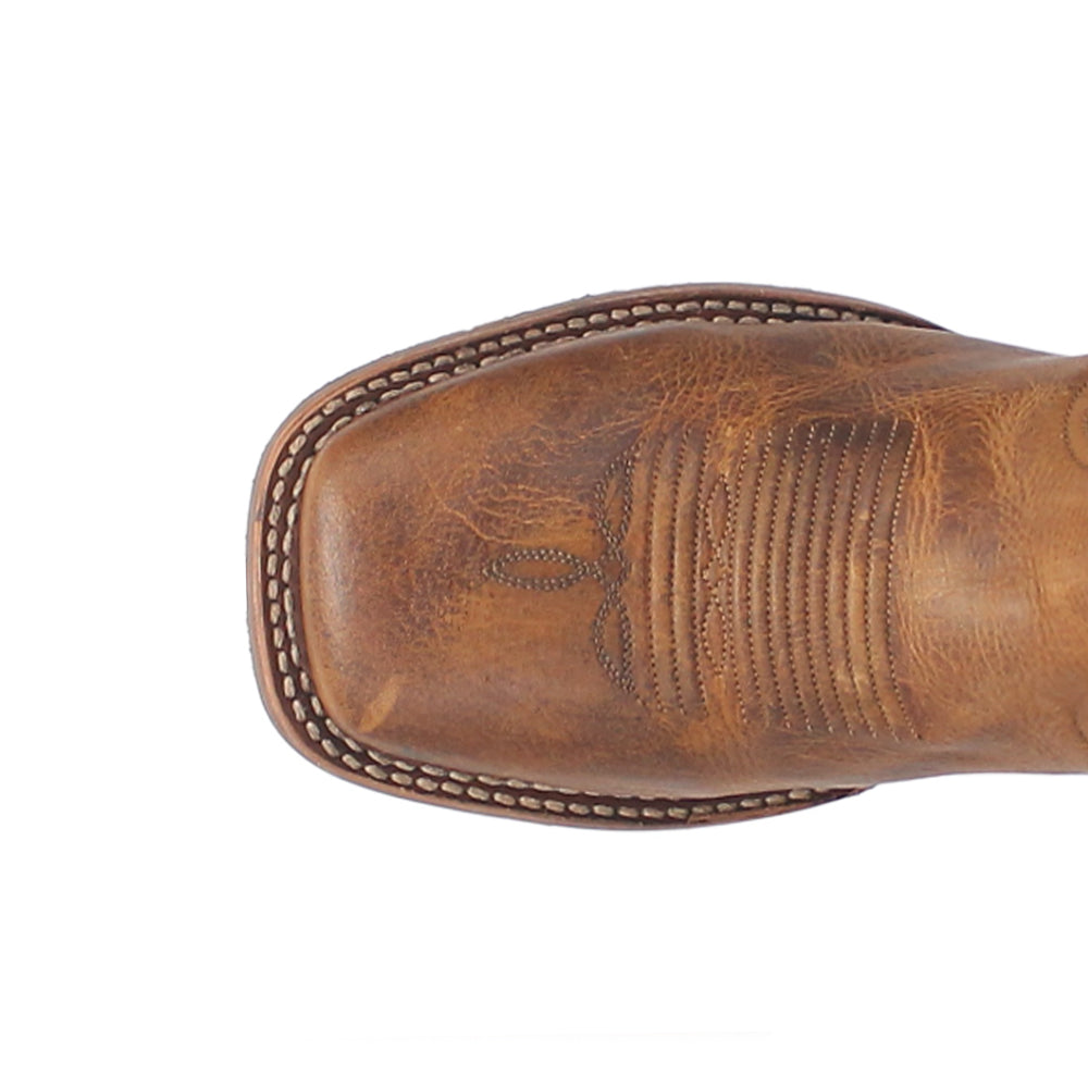 Shop Brown Mens Dan Post Boots Dugan Embroidered Square Toe Cowboy ...