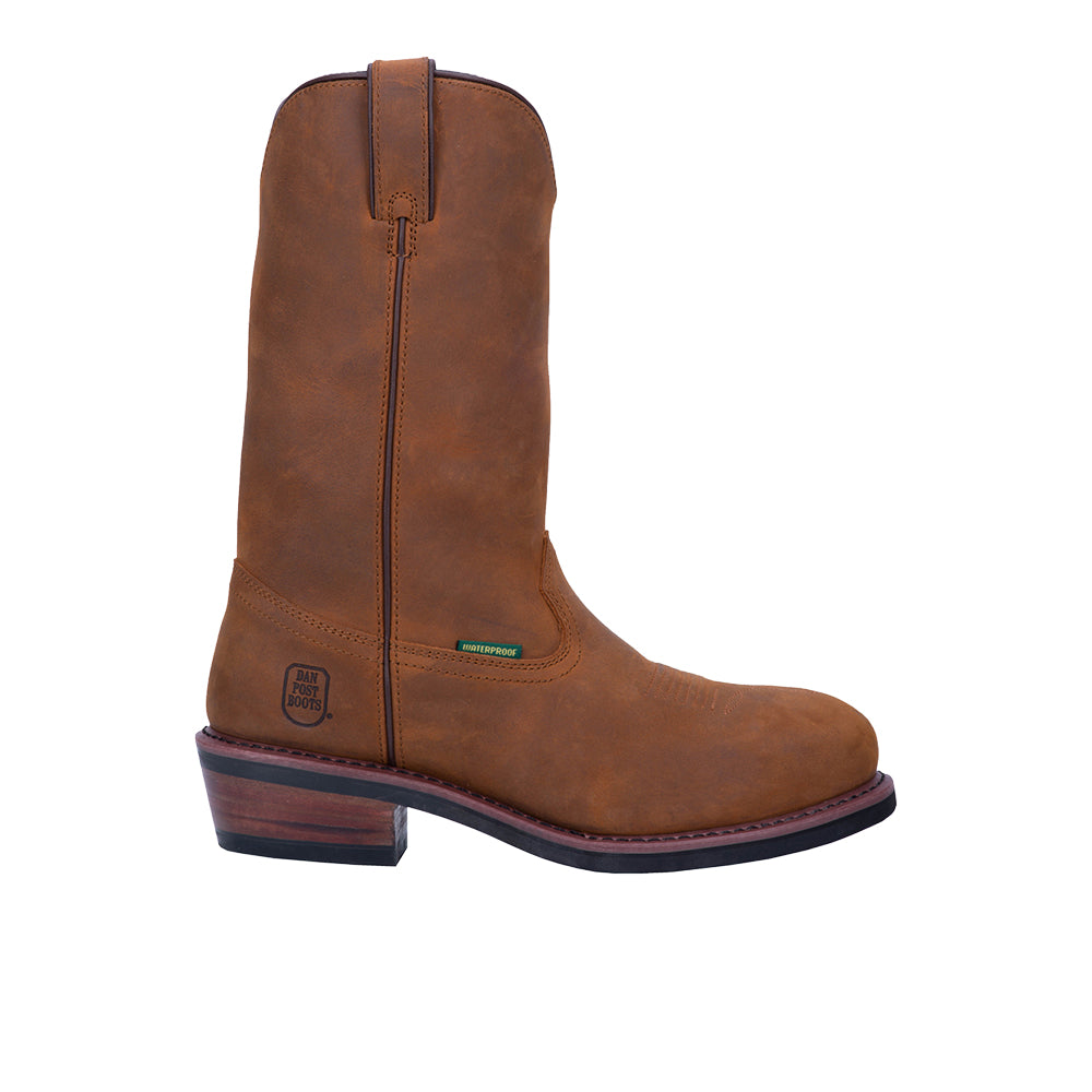 Shop Brown Mens Dan Post Boots Albuquerque 12 Inch Waterproof Steel Toe ...