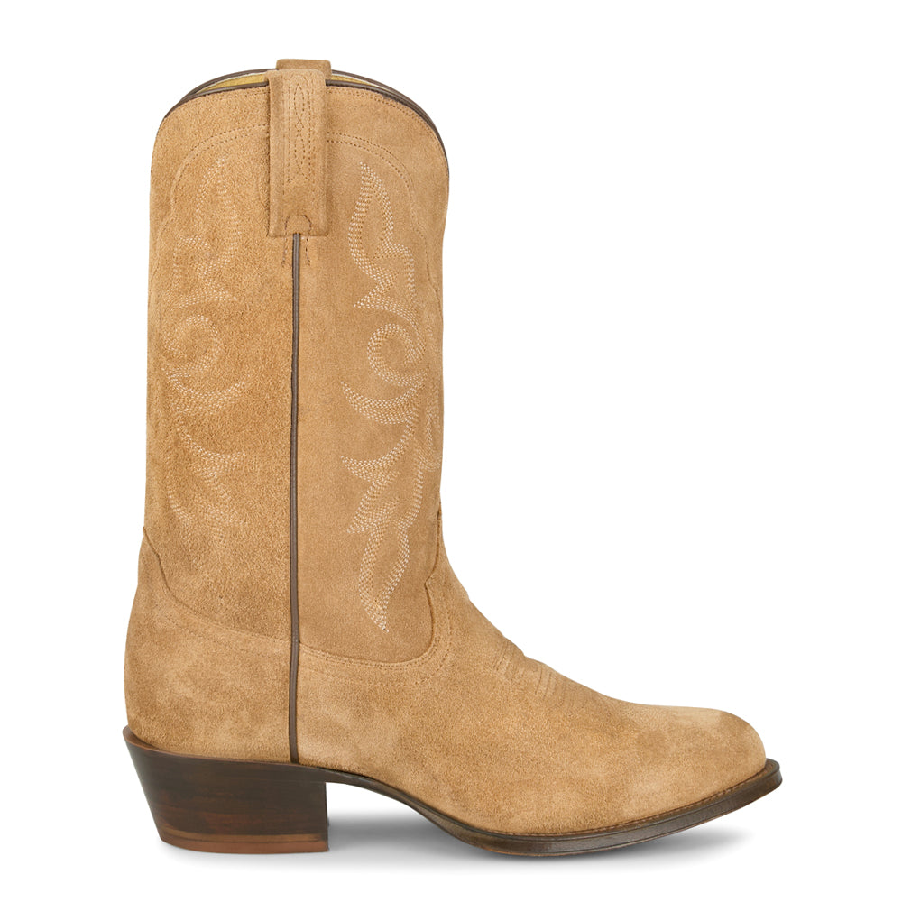 Shop Brown Mens Plano 12 Inch Suede Round Toe Cowboy Boots – Shoebacca