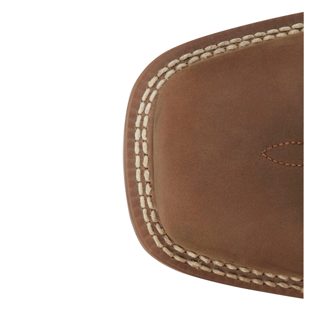 Shop Brown, Green Mens Justin Boots Frontier Embroidered 11 inch Tuf ...