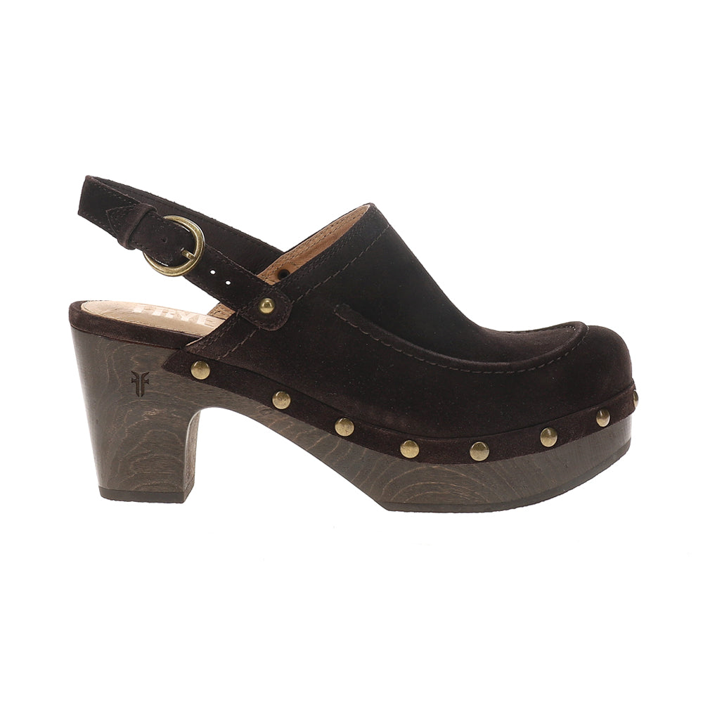 Shop Brown Womens Jessica Studded Slingback Clogs – Shoebacca
