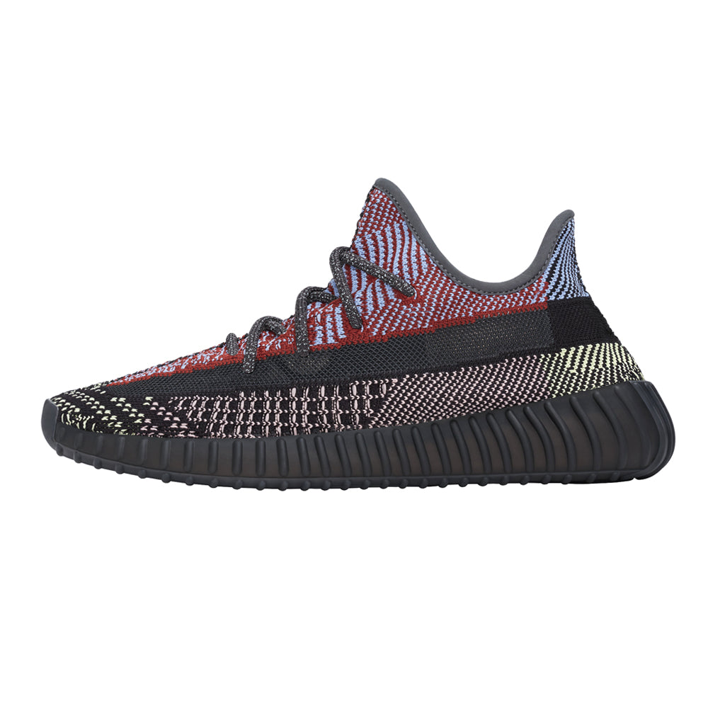 Shop Black, Multi Mens adidas Yeezy Boost 350 V2 Lace Up Sneakers ...
