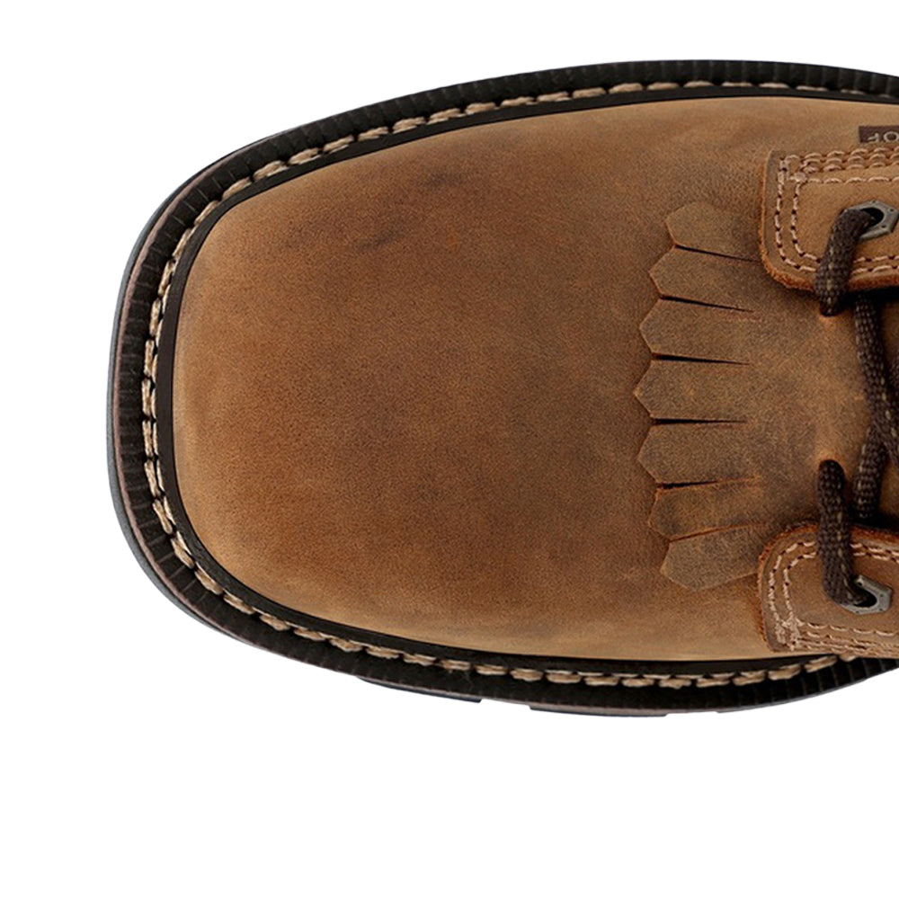 Shop Brown Mens Georgia Boots Carbo-Tec FLX 8 inch Lace UP Waterproof ...