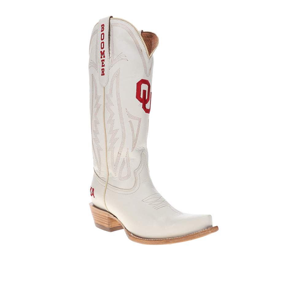 Shop Off White Womens University of Oklahoma Gameday Embroidered Snip ...