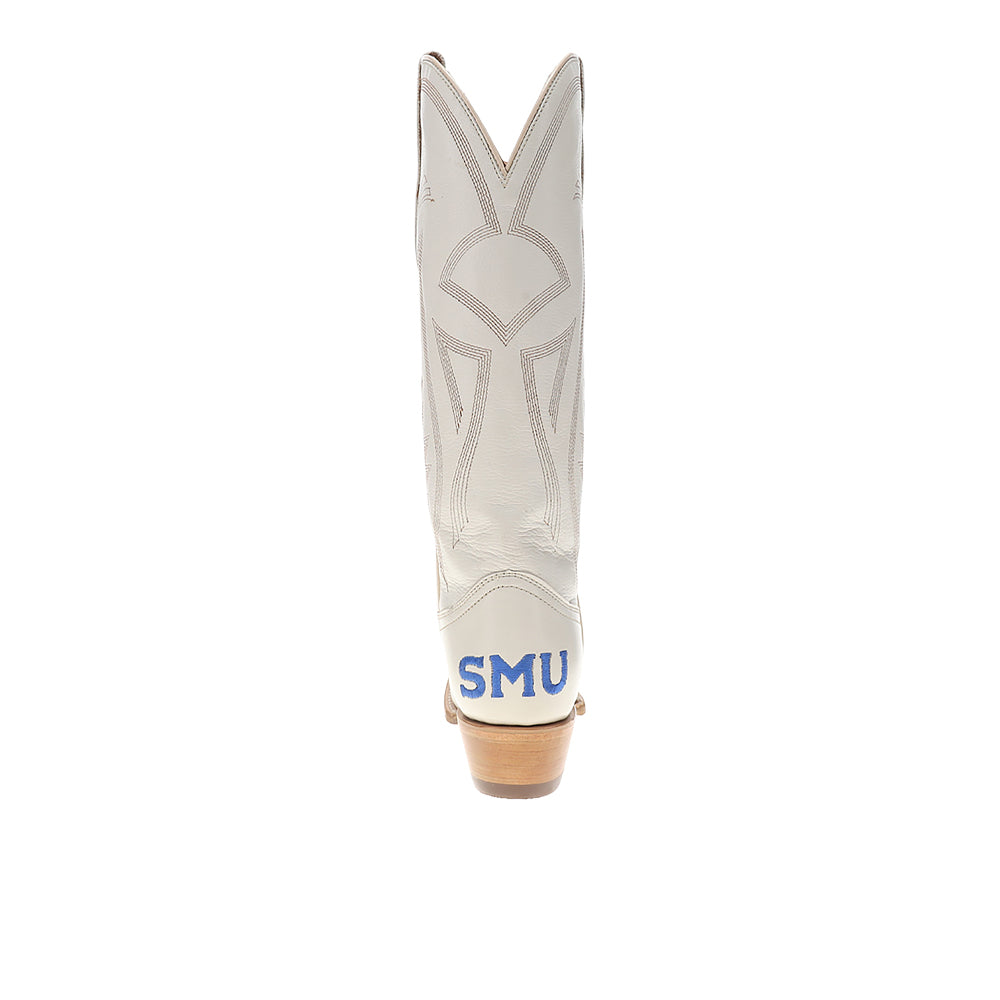 Shop Off White Womens Southern Methodist University Gameday Embroidered ...