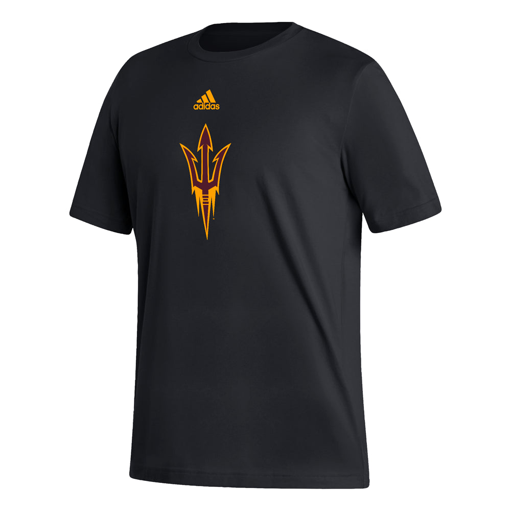 Shop Black Mens Arizona State Sun Devils Crew Neck Short Sleeve T-Shirt ...