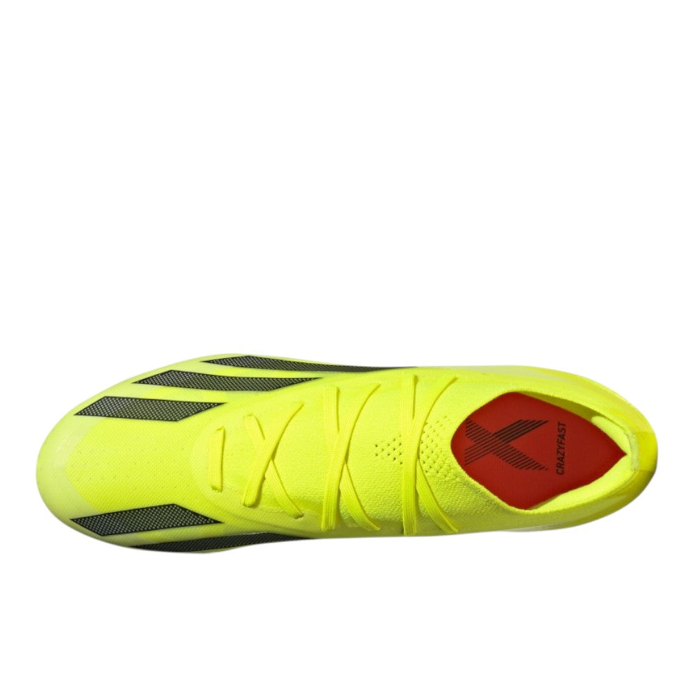 Shop Yellow Mens adidas X Crazyfast Pro Firm Ground Soccer Cleats ...
