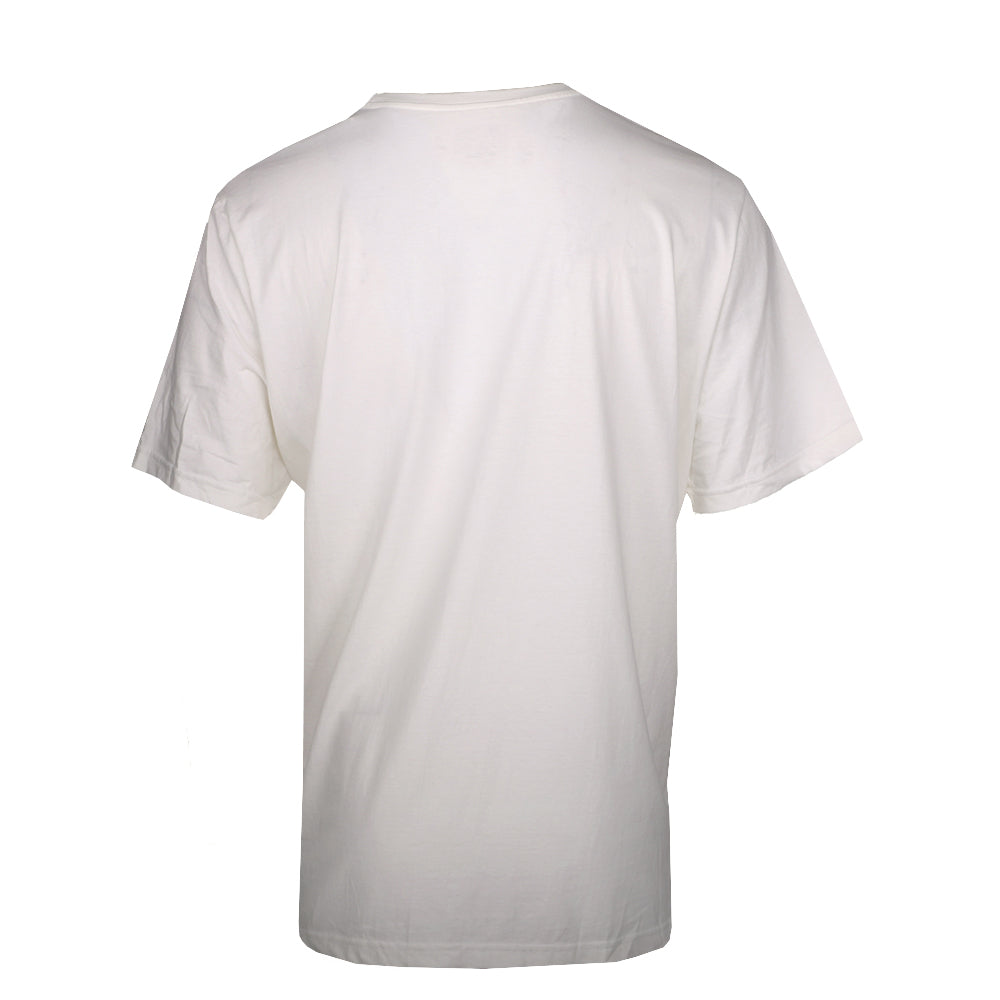 Shop White Mens Badge of Sport Logo Crew Neck Short Sleeve T-Shirt ...