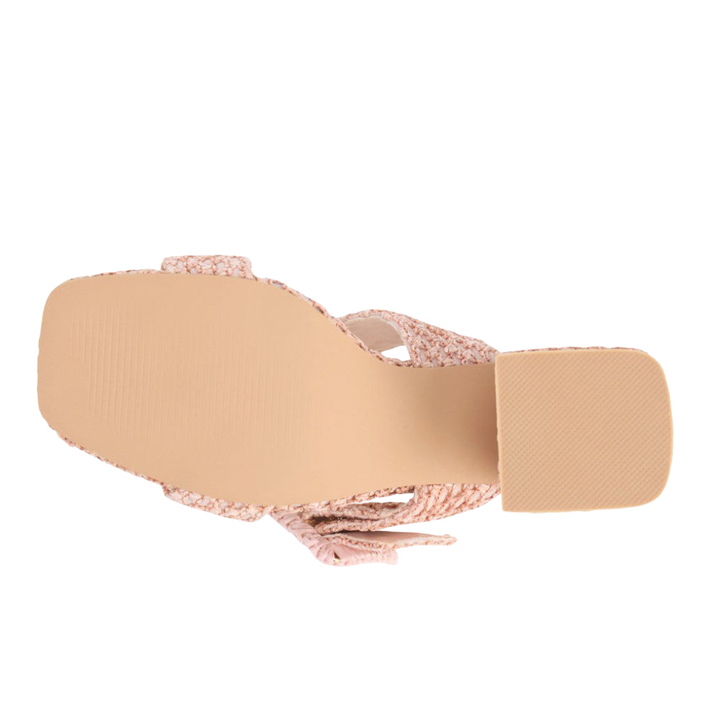 Shop Pink Womens Lucy Block Heel Sandals – Shoebacca
