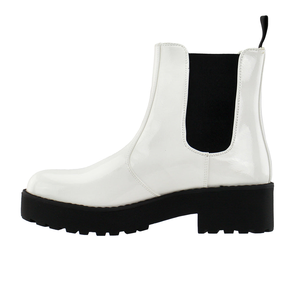 Shop White Womens Dirty Laundry Margo Round Toe Pull On Chelsea Booties ...