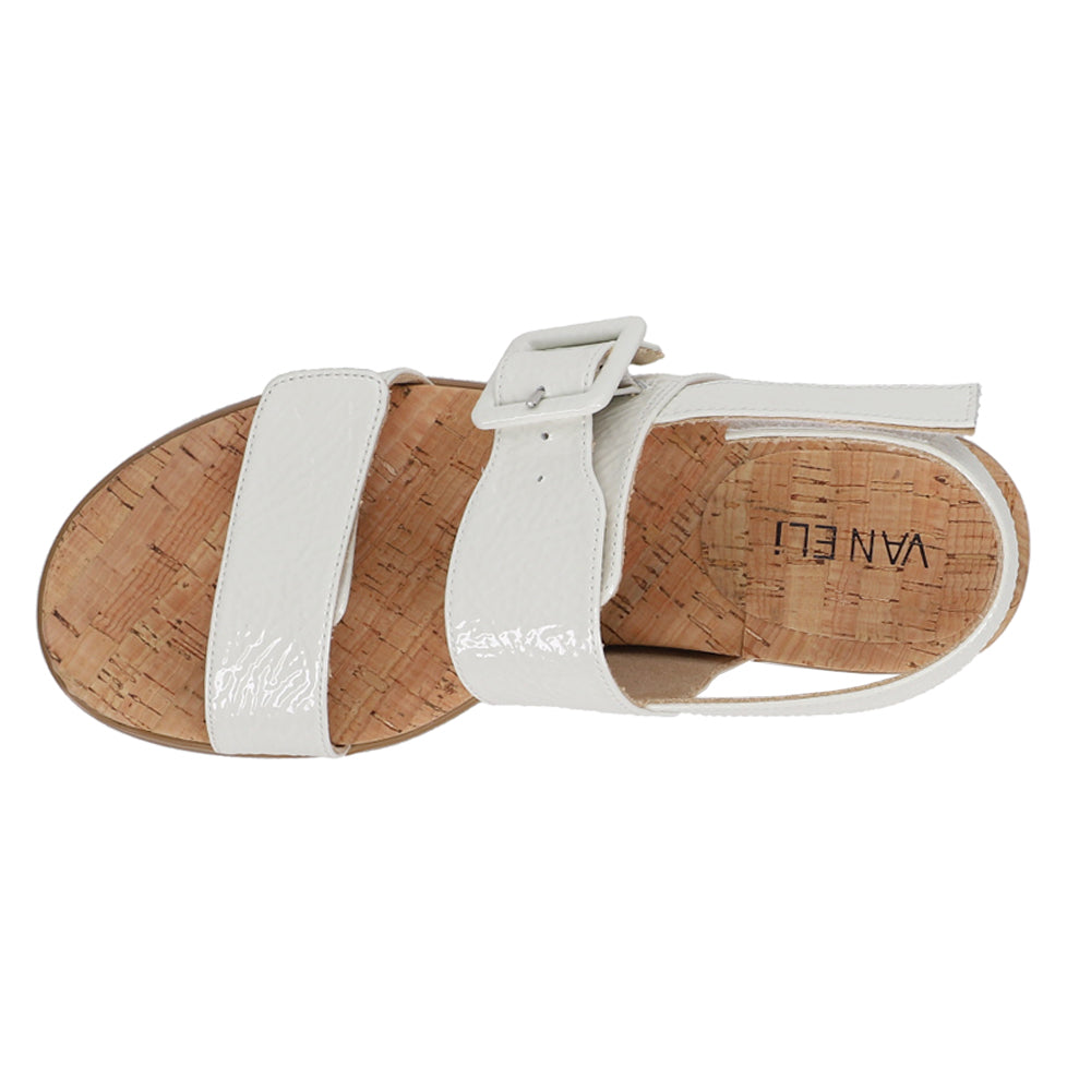 Shop White Womens VANELi Nelly Slingback Wedge Sandals – Shoebacca