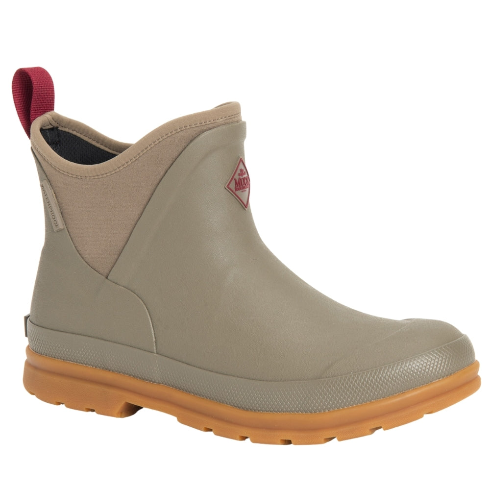 Shop Beige Womens Muck Boot Muck Original Pull On Ankle Booties – Shoebacca