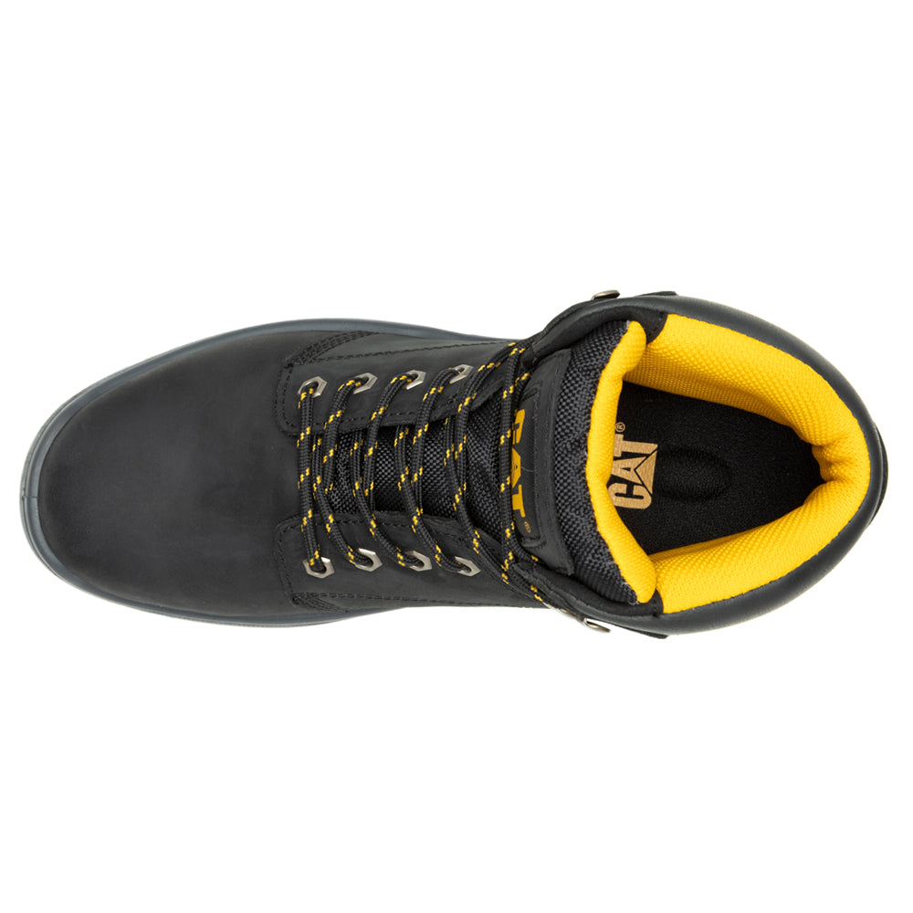 Shop Black Mens CAT Footwear Striver Steel Toe Work Boot – Shoebacca