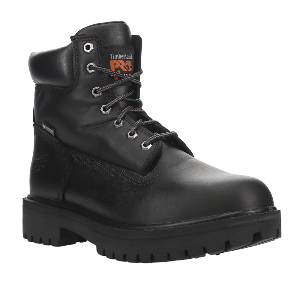 Shop Black Mens Timberland Pro Direct Attach 6 Inch Waterproof Steel ...
