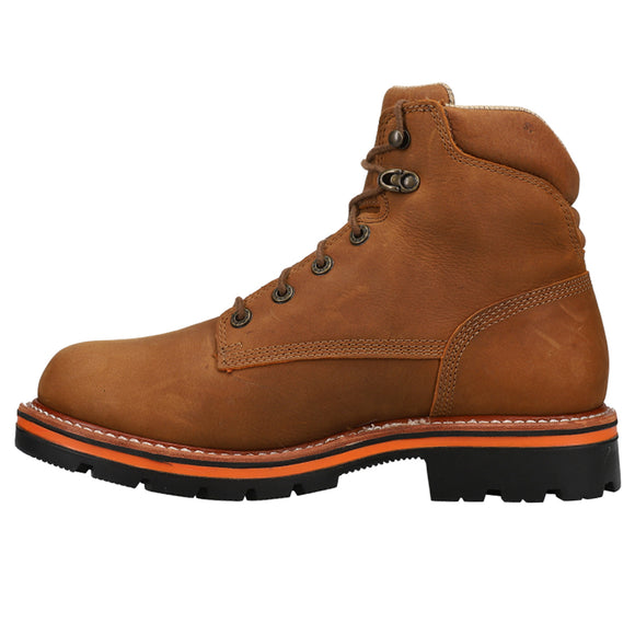 Shop Brown Mens Chippewa Thunderstruck 6 inch Waterproof Soft Toe Work ...