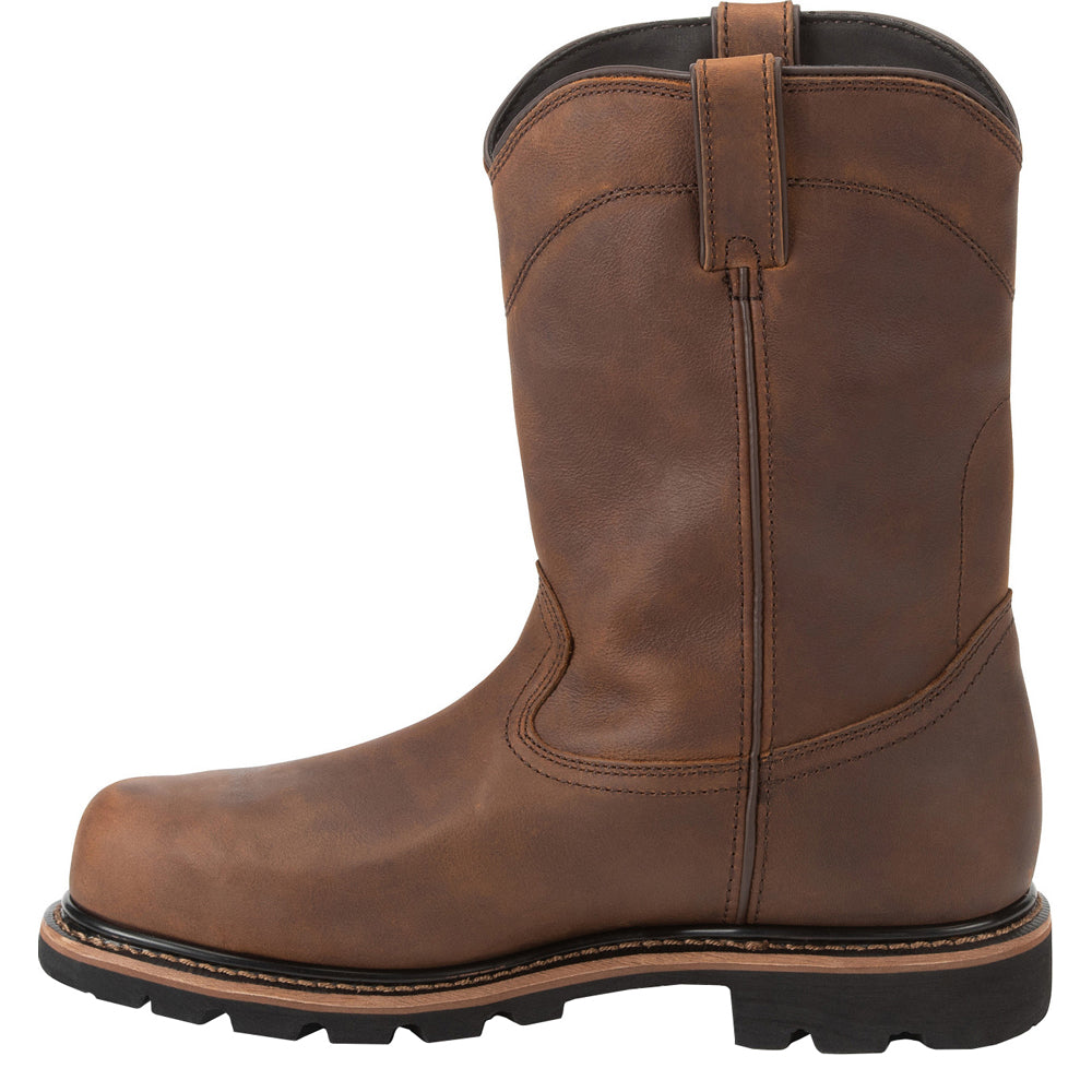 Shop Brown Mens Justin Original Workboots Pulley 10 inch Electrical ...