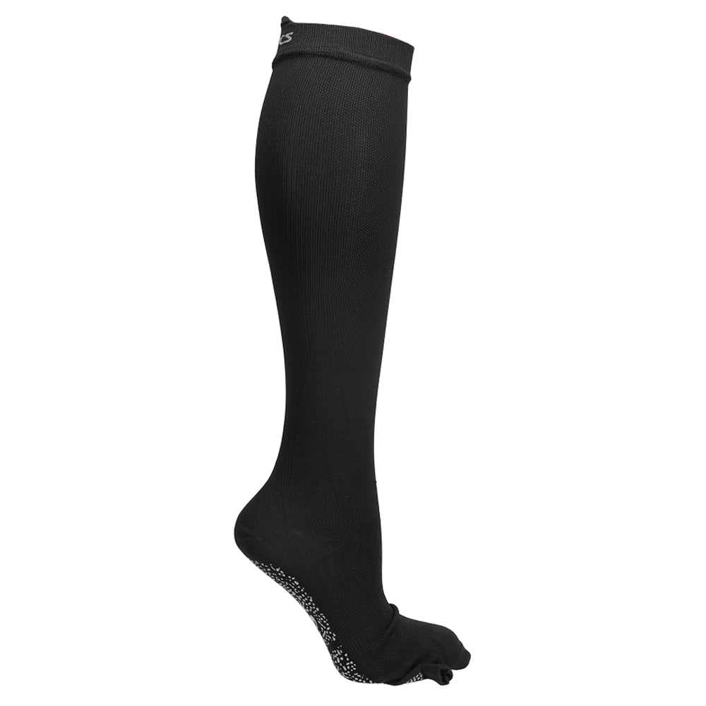 Shop Black Mens ASICS Studio No-Slip Compression Knee High Socks ...